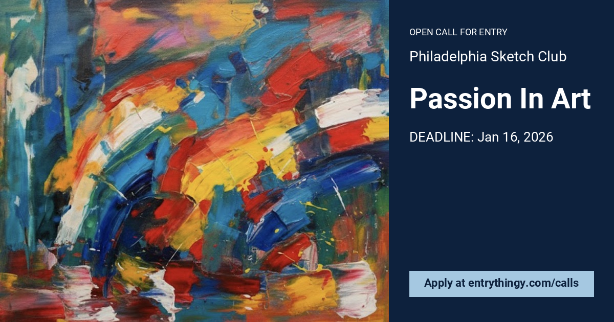 Passion In Art | Philadelphia Sketch Club [CLOSED]