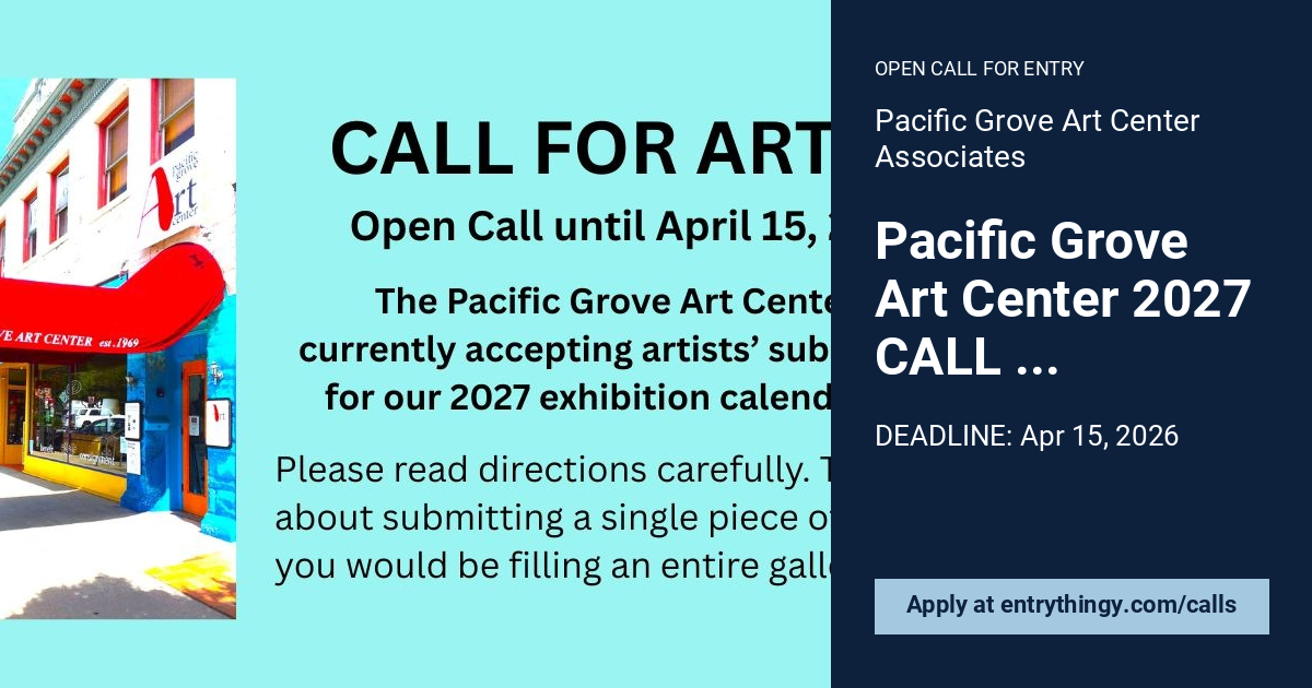 Pacific Grove Art Cen… | Pacific Grove Art Center Associates