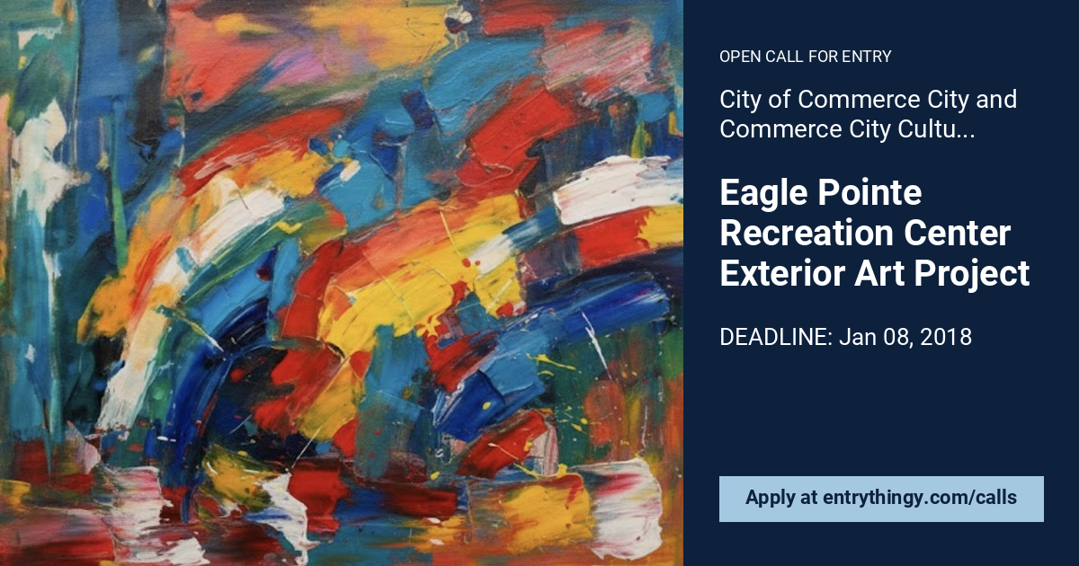 Eagle Pointe Recreation Center Exterior Art Project | City of Commerce ...