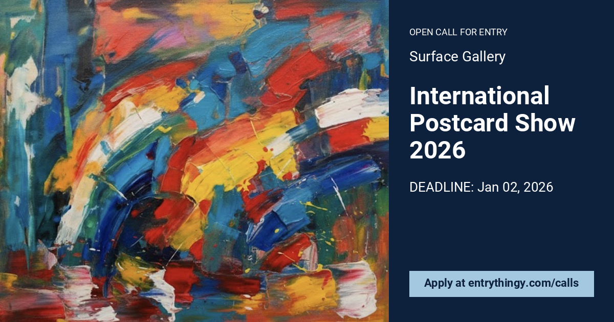 International Postcard Show 2026 | Surface Gallery [CLOSED]
