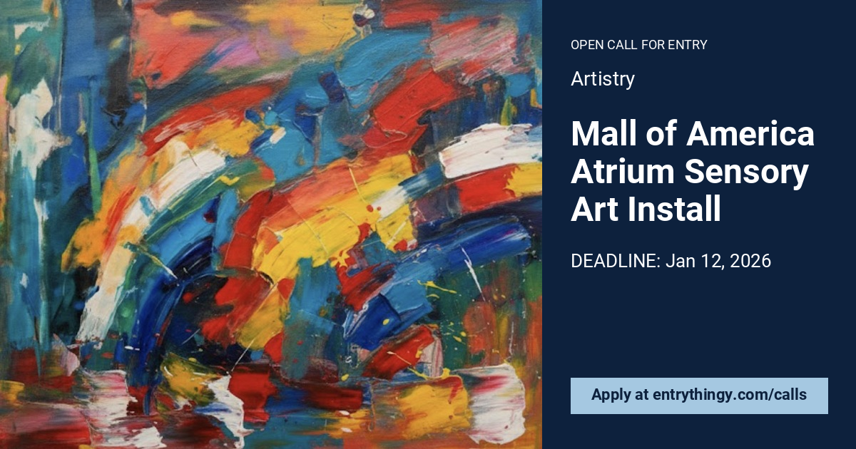 Mall of America Atrium Sensory Art Install | Artistry [CLOSED]