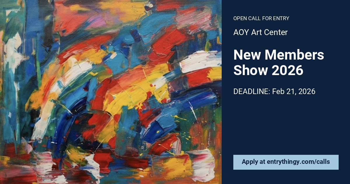 New Members Show 2026 | AOY Art Center [CLOSED]