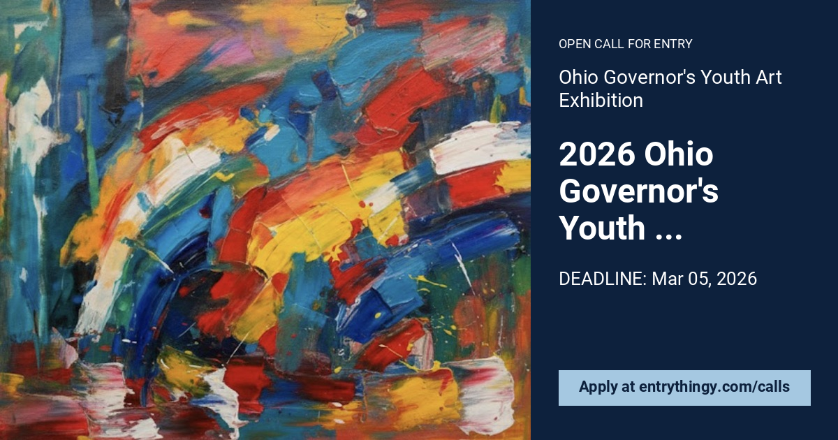 2026 Ohio Governor's Youth Art Exhibition | Ohio Governor's Youth Art ...