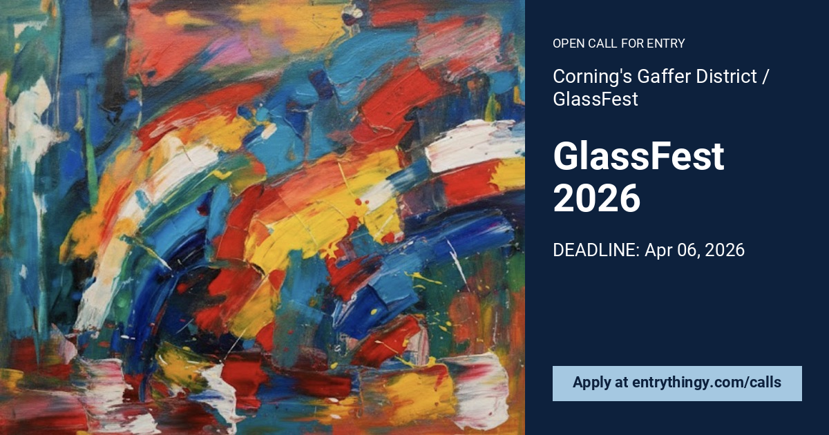 GlassFest 2026 | Corning's Gaffer District / GlassFest [CLOSED]